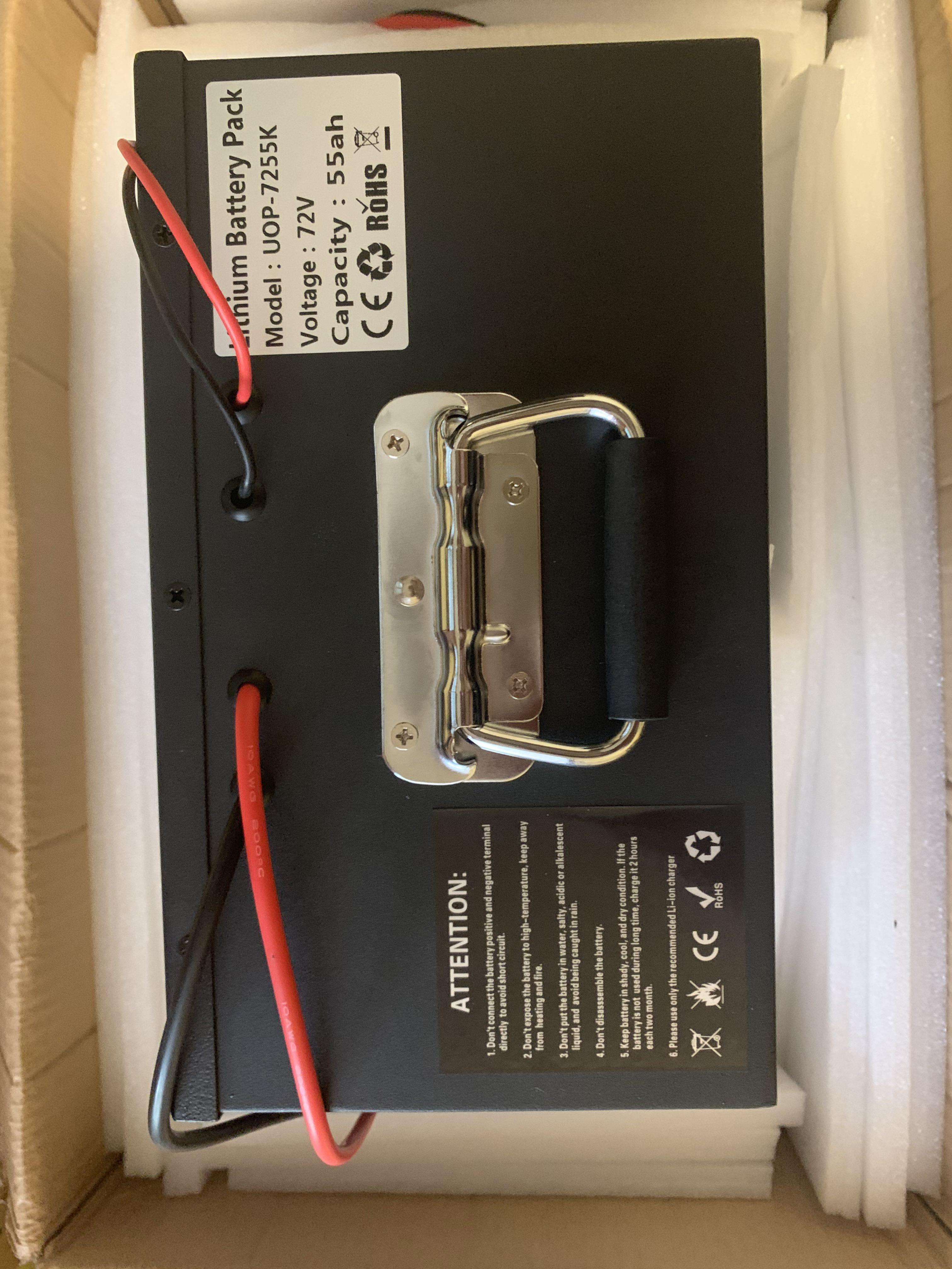 Brand New 72V 55AH Panasonic 21700 Cells 100A BMS Discharge, Sports ...