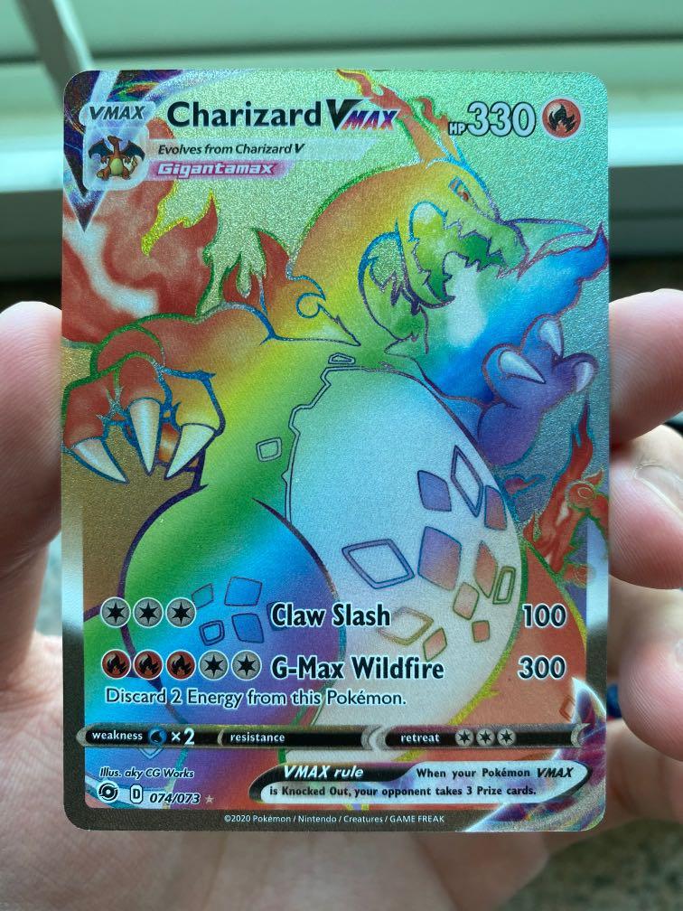 Charizard Vmax, Hobbies & Toys, Toys & Games on Carousell