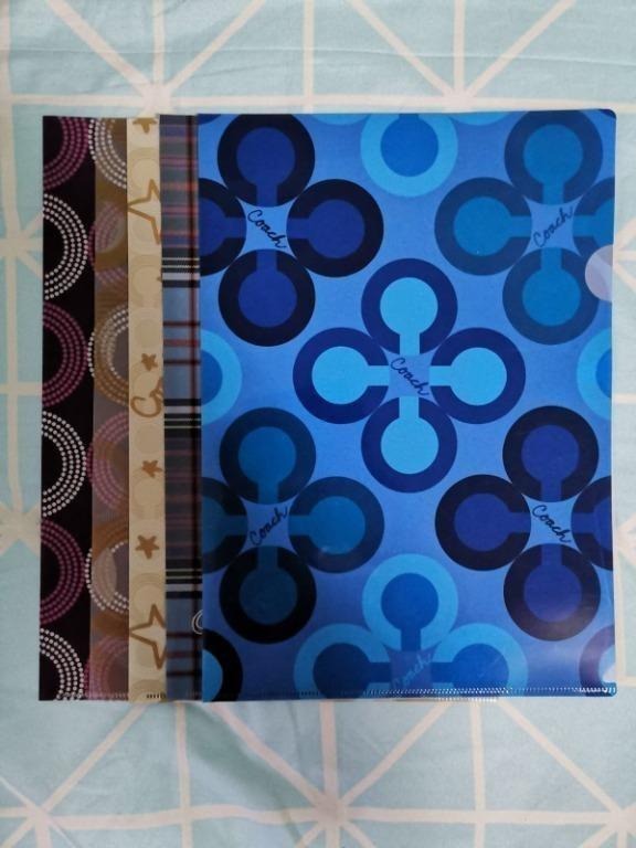 COACH Folder (5 PIECES), Hobbies & Toys, Stationery & Craft, Stationery ...