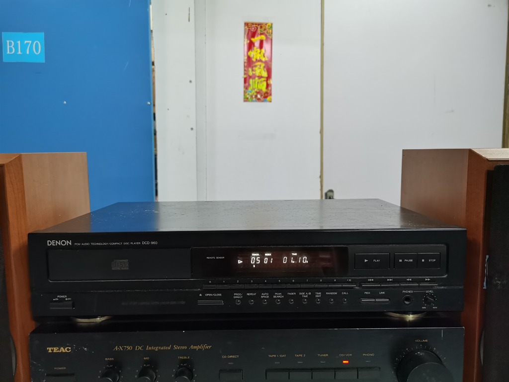 DENON CD PLAYER MODEL：DCD-960, 音響器材, 音樂播放裝置 MP3及CD Player - Carousell
