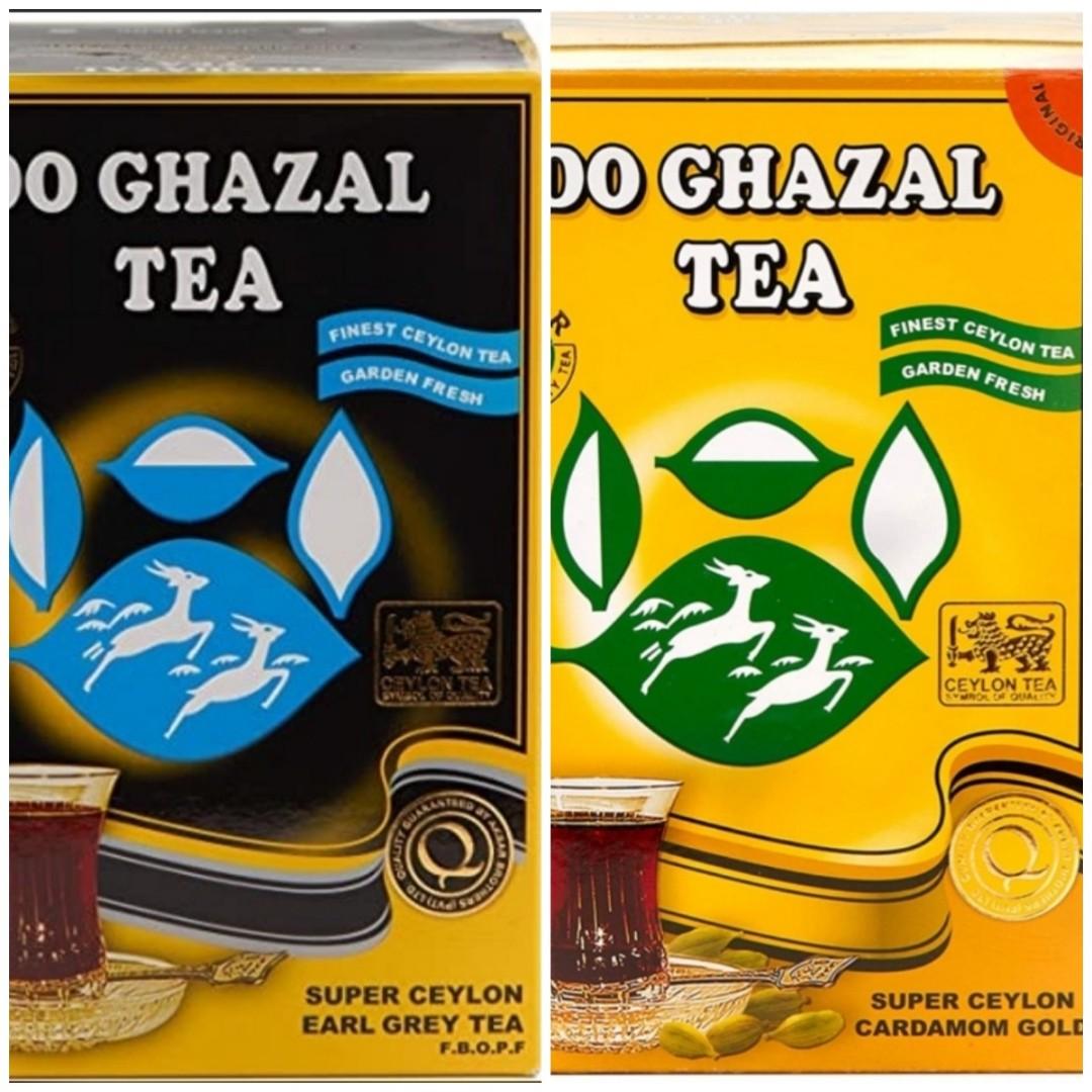 Do Ghazal Cardamom Tea Pure Ceylon, Earl Gray Tea Loose leaf 500G, Food ...