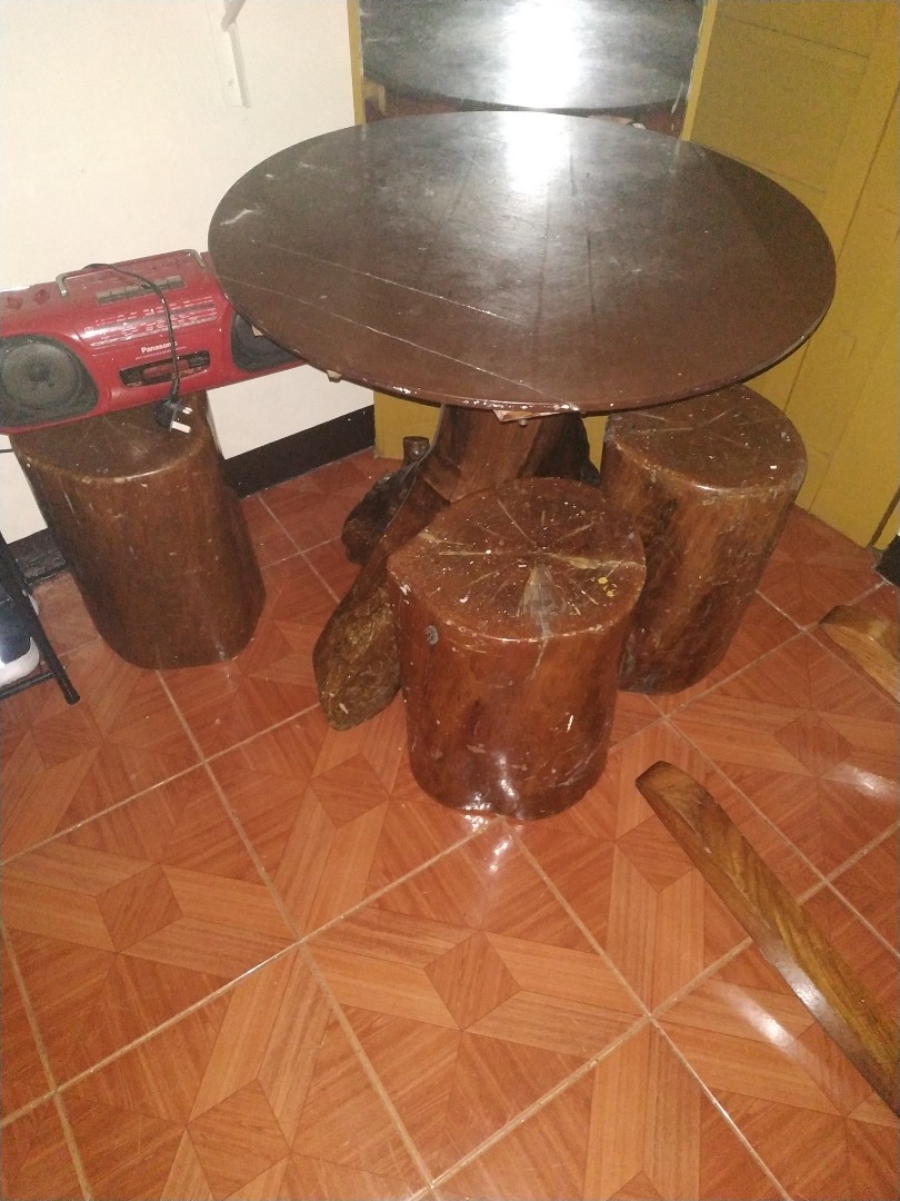 Duhat wood on top 3/4 plywood, Furniture & Home Living, Furniture ...