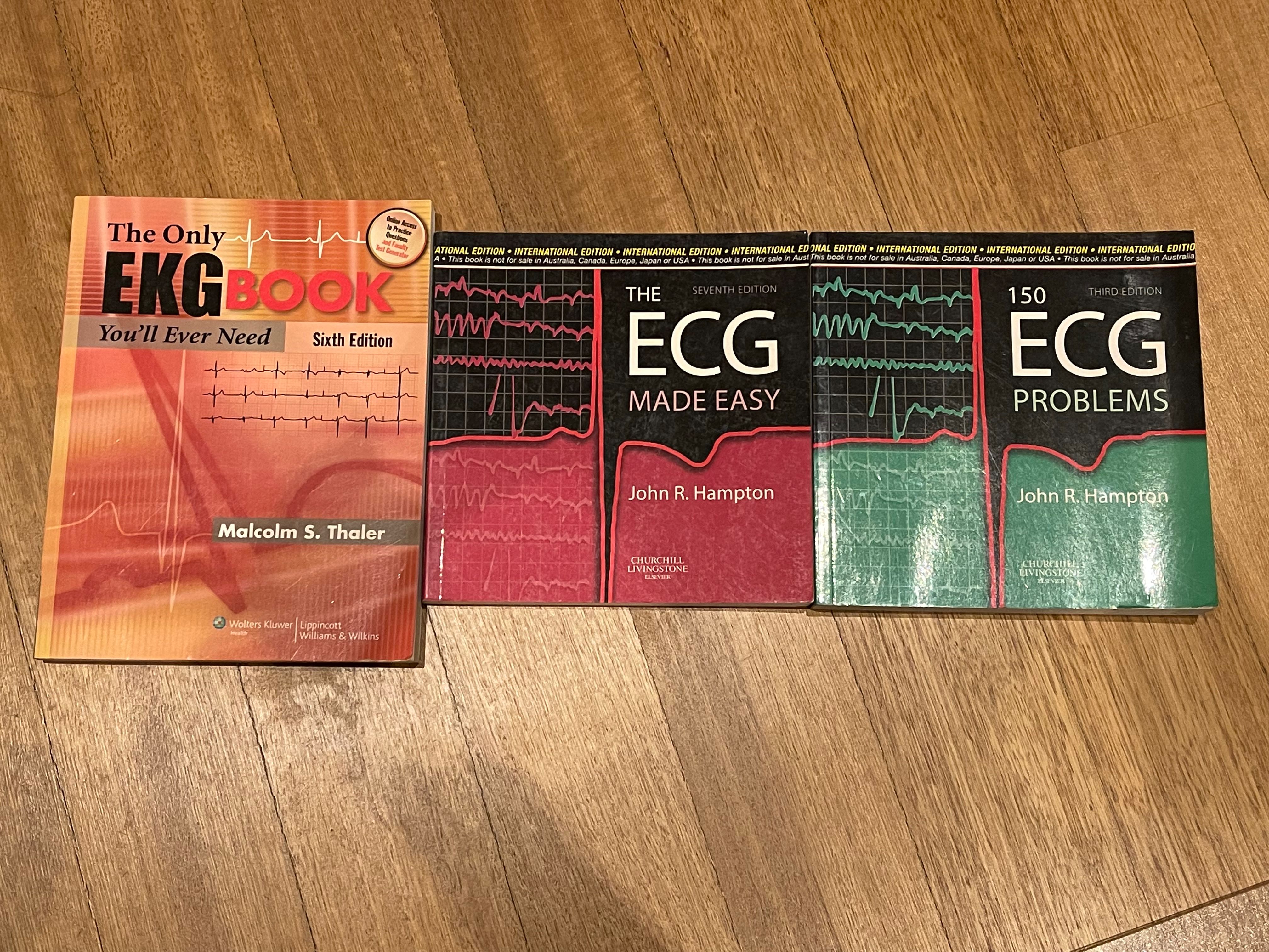 ECG Books (Medical Books), Hobbies & Toys, Books & Magazines, Textbooks ...