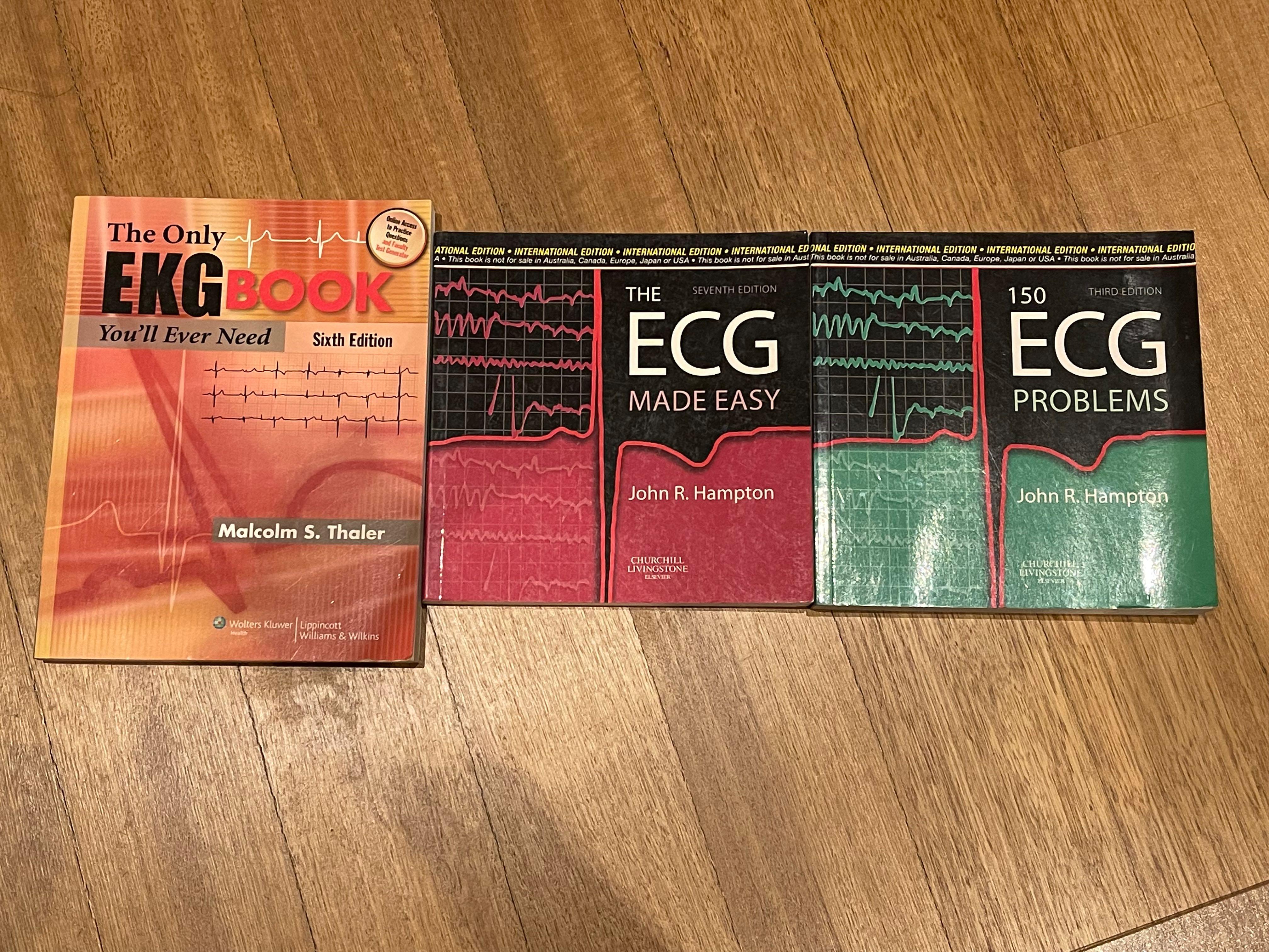 ECG Books (Medical Books), Hobbies & Toys, Books & Magazines, Textbooks ...