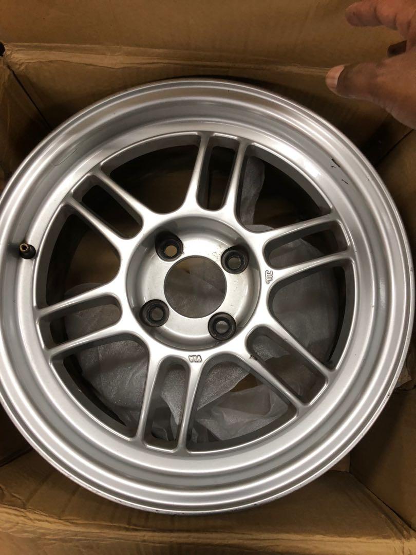 Enkei RPF1 rims 15” (15 inch) 4X100, Car Accessories, Tyres & Rims on ...