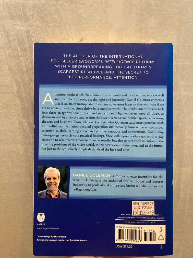 Focus daniel goleman, Hobbies & Toys, Books & Magazines, Fiction & Non ...