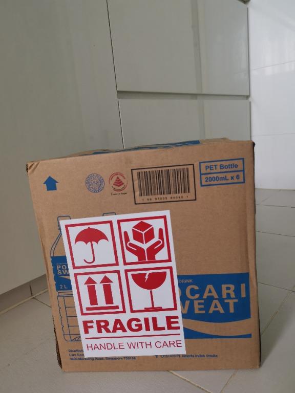 Fragile Sticker/Cargo Label/Carton Box/Bubble Wrap/Polymailer/Packaging ...