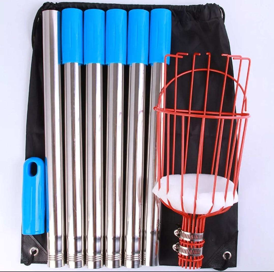 Fruit Picker Rod Adjustable with Long Pole and Bracket (8 Feet), Food ...