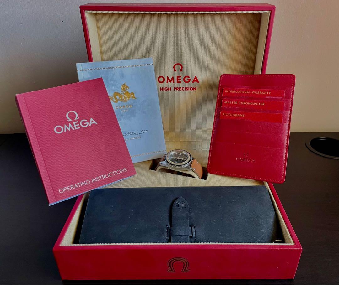 [Full set] Omega Seamaster 300 Co-Axial Master Chronometer (1957 ...