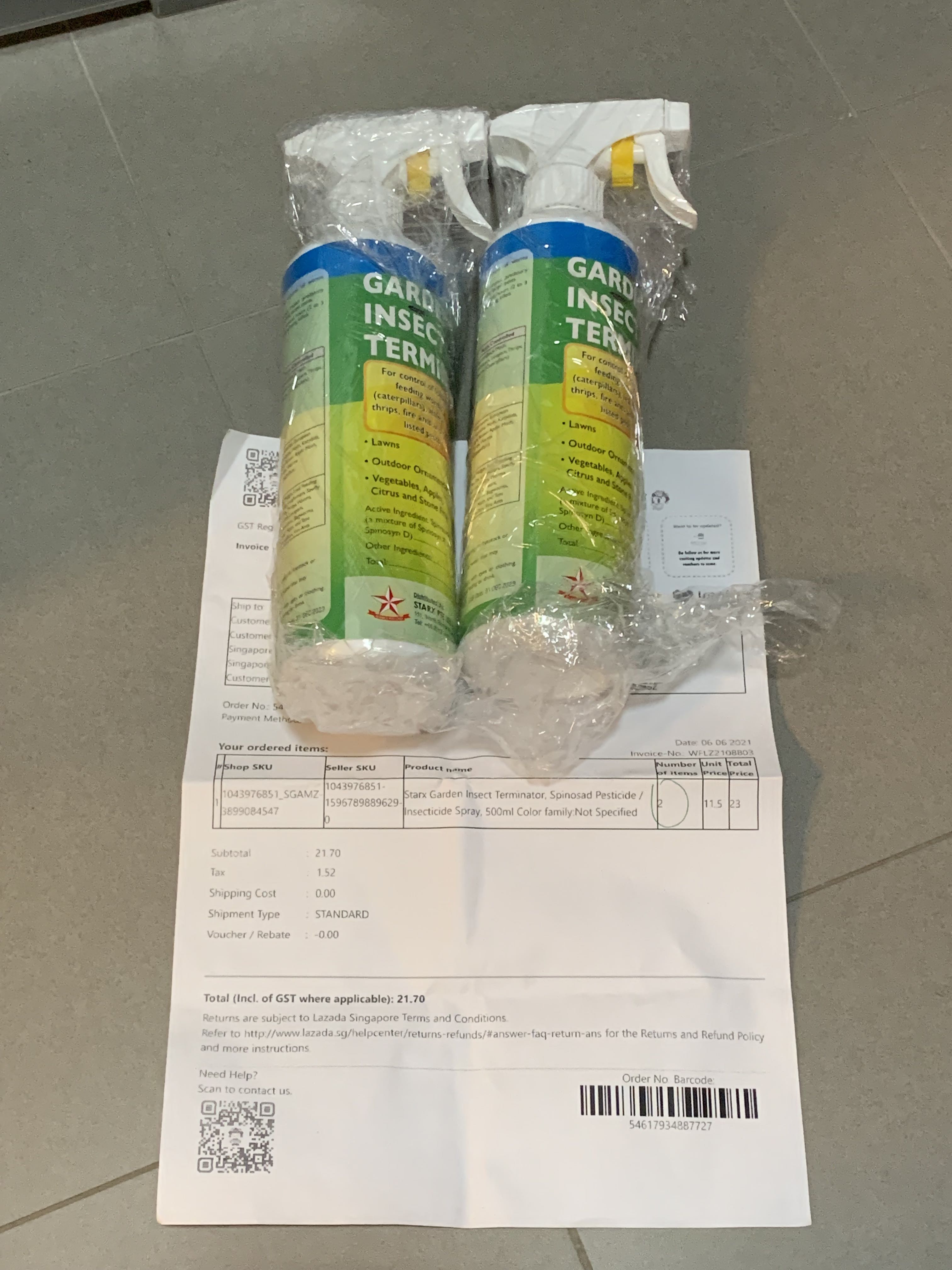 Garden insect terminator pesticides, Furniture & Home Living, Gardening ...