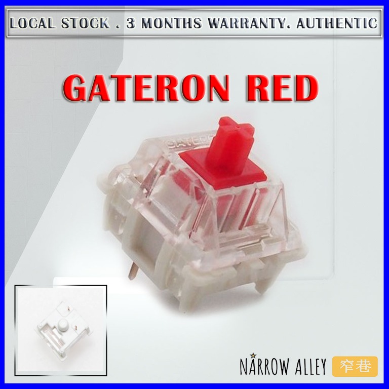 Gateron Red Switches For Mechanical Keyboard CIY Sockets SMD 3PIN ...