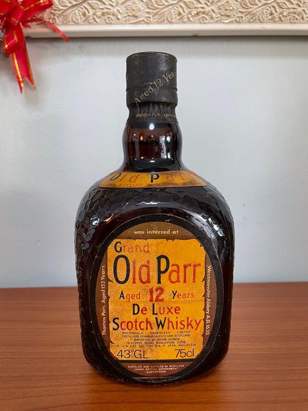Grand Old Parr age 12 years Deluxe Scotch Whisky 750ml, Food & Drinks, Alcoholic Beverages on ...