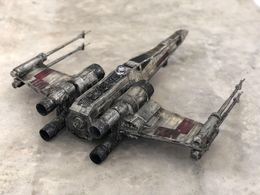Hasbro Star Wars Hero X-Wing - Custom Battle-Weathered, Hobbies & Toys ...