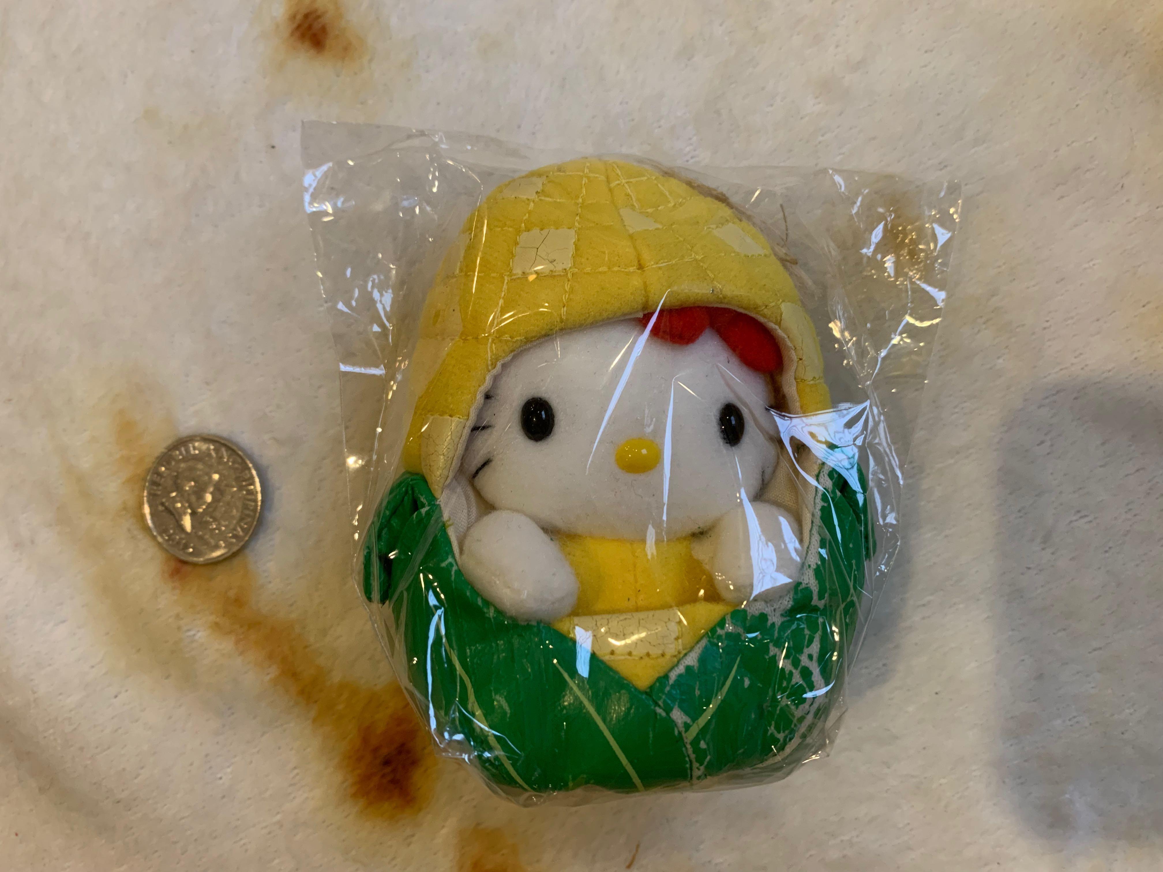 Hello Kitty Corn and Pineapple Plush Charm Bundle, Hobbies & Toys, Toys ...