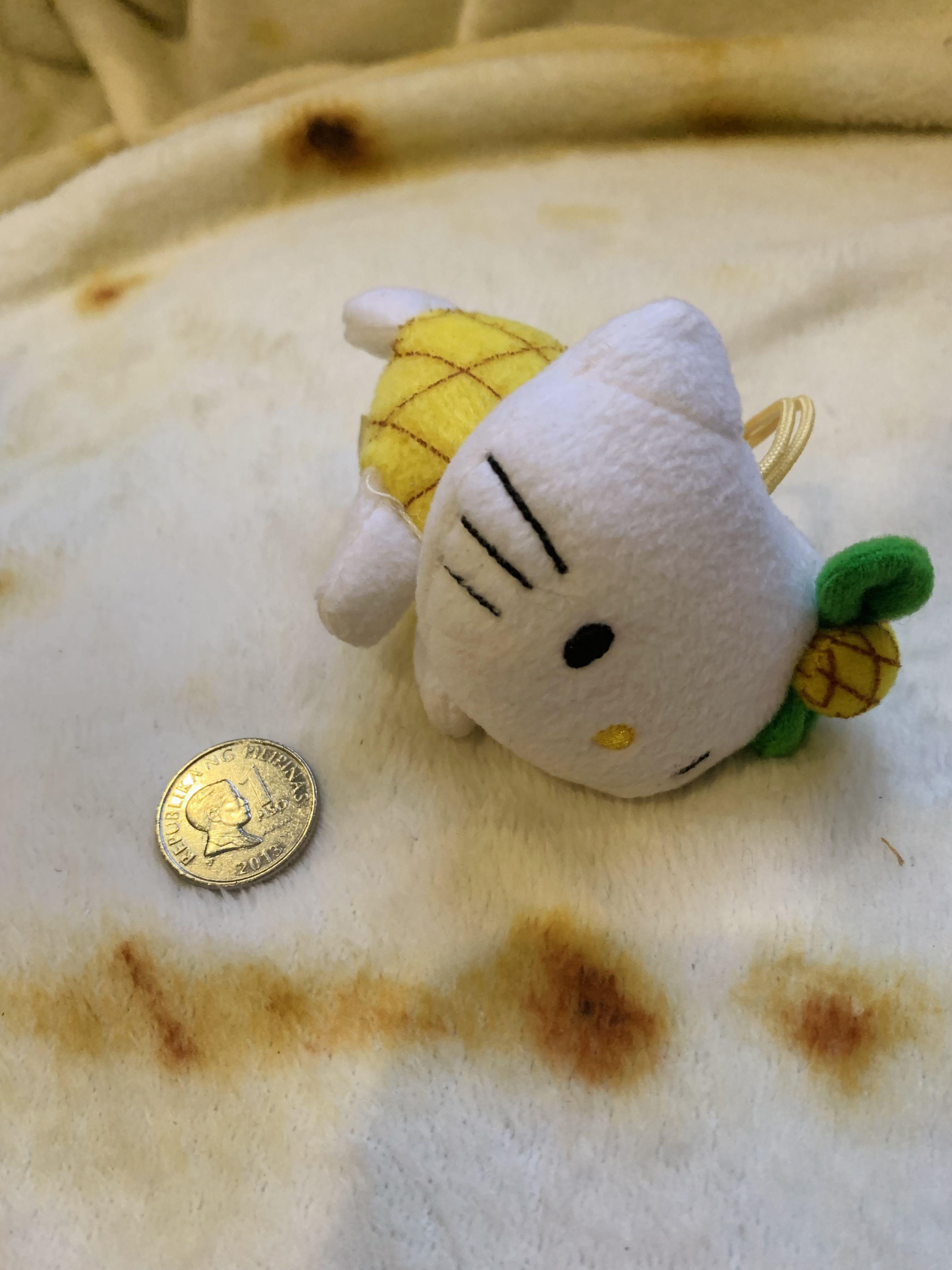 Hello Kitty Corn and Pineapple Plush Charm Bundle, Hobbies & Toys, Toys ...