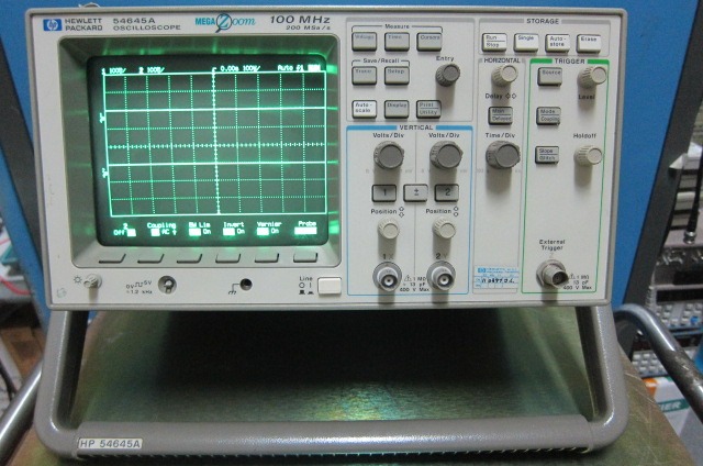 HP/Agilent 54645A 2-Channel 100 MHz Deep Memory and MegaZoom ...