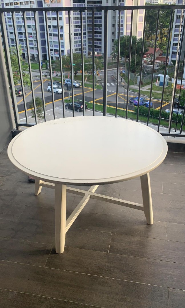 Ikea Round Coffee table, Furniture & Home Living, Furniture, Tables ...