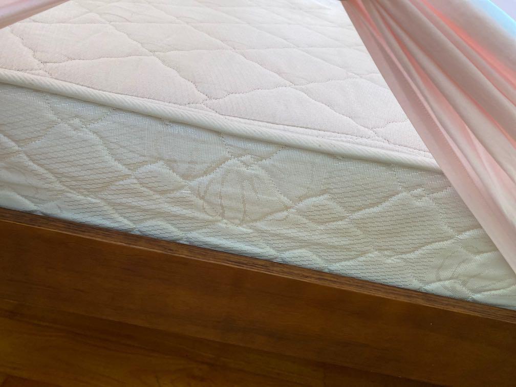 Free giving away Ikea mint bed frame, Furniture & Home Living ...