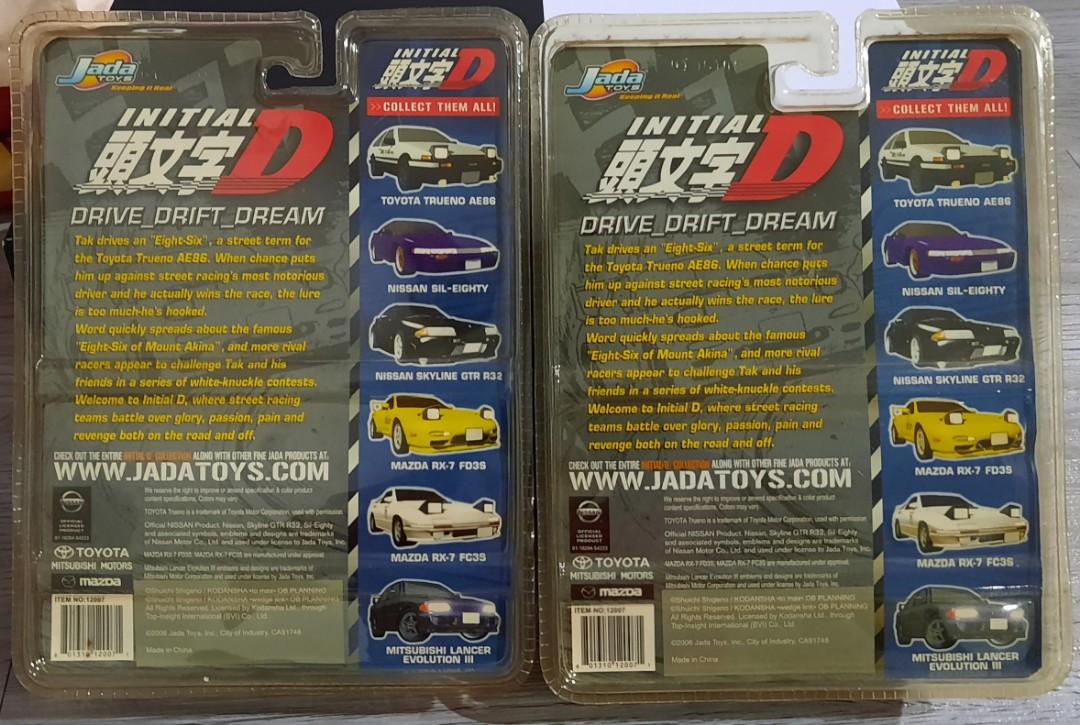 JADA Initial-D 1:64 (Lot of 4pcs), Hobbies & Toys, Toys & Games on ...