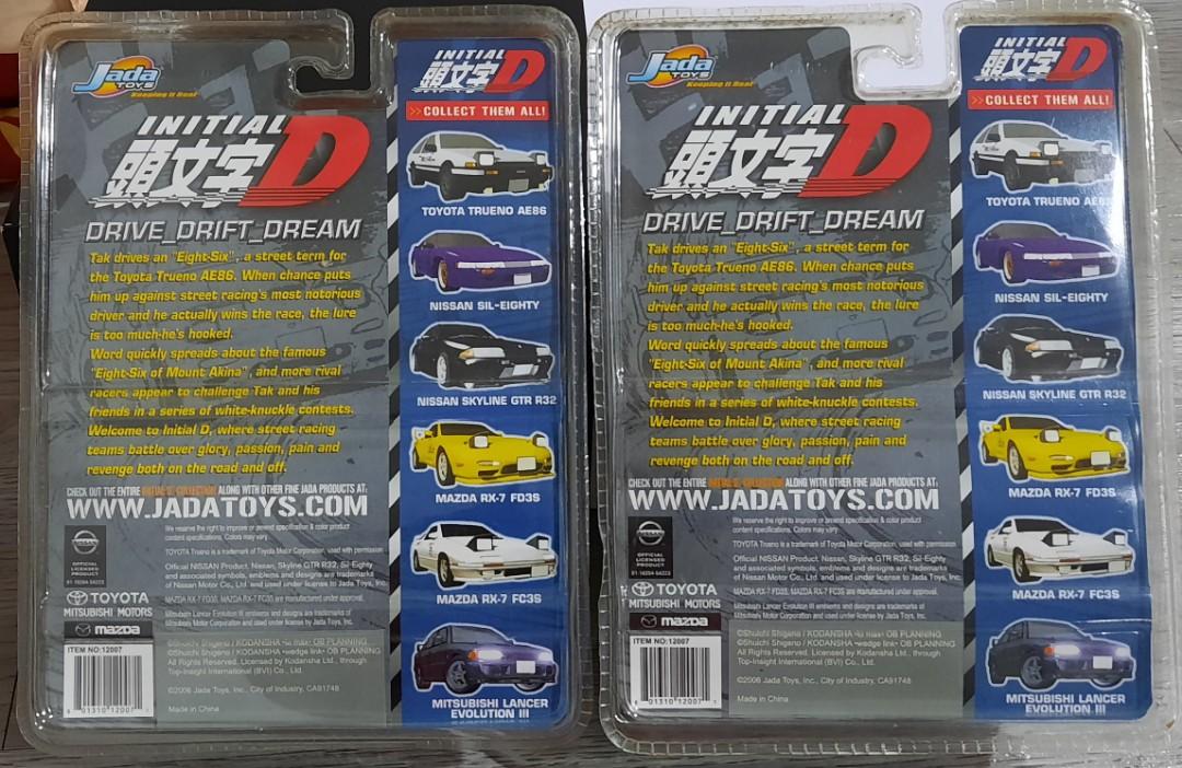JADA Initial-D 1:64 (Lot of 4pcs), Hobbies & Toys, Toys & Games on ...