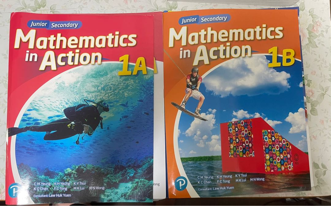 Junior Secondary Mathematics in Action 1A &1B, 興趣及遊戲, 書本 & 文具, 教科書 - Carousell