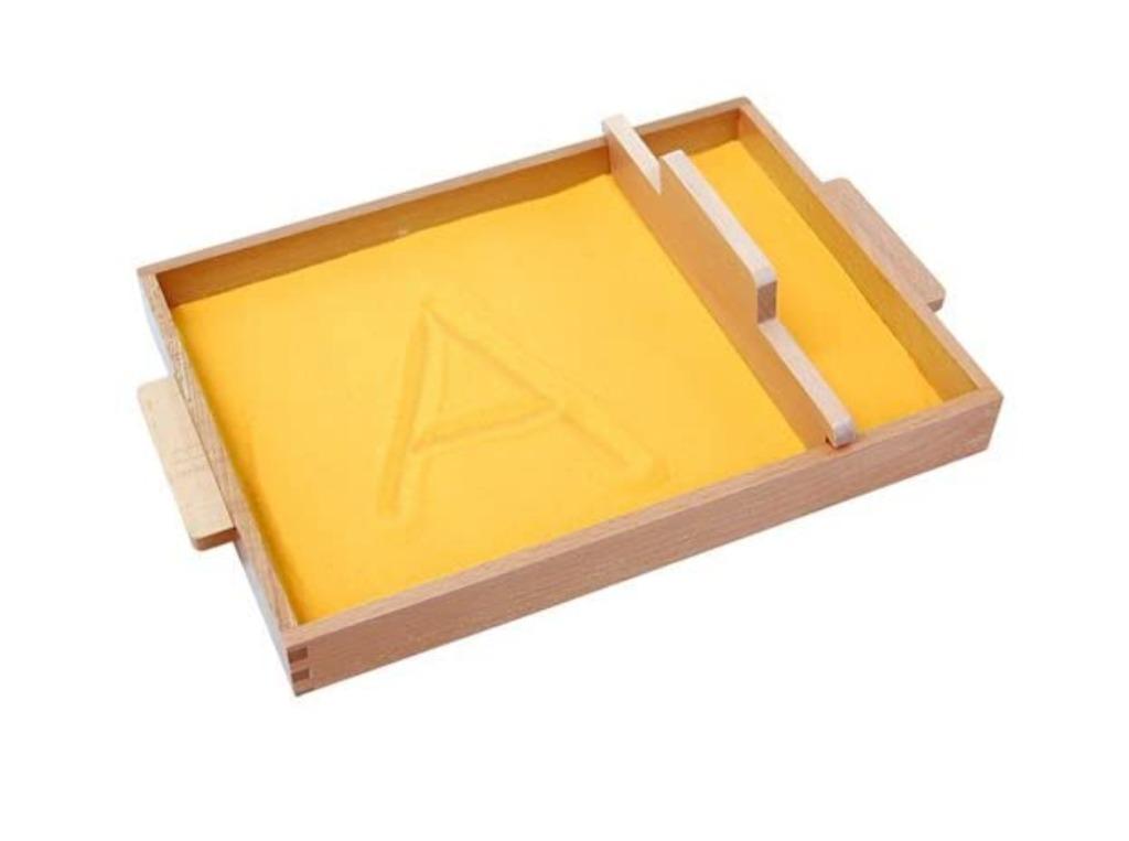 Kid Advance Montessori Sand Tray / Letter Formation Sand Tray With ...