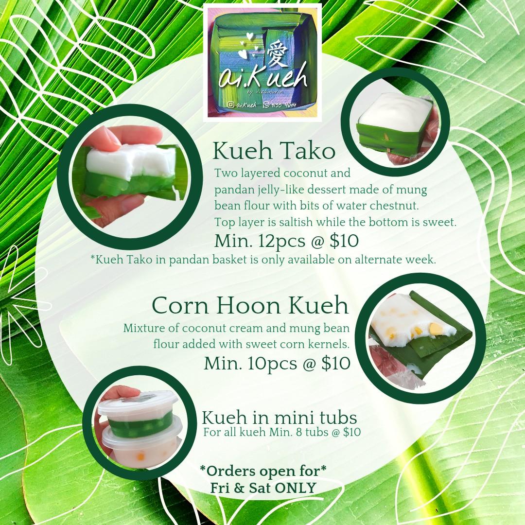 Kueh Tako & Corn Hoon Kueh, Food & Drinks, Fresh Produce on Carousell