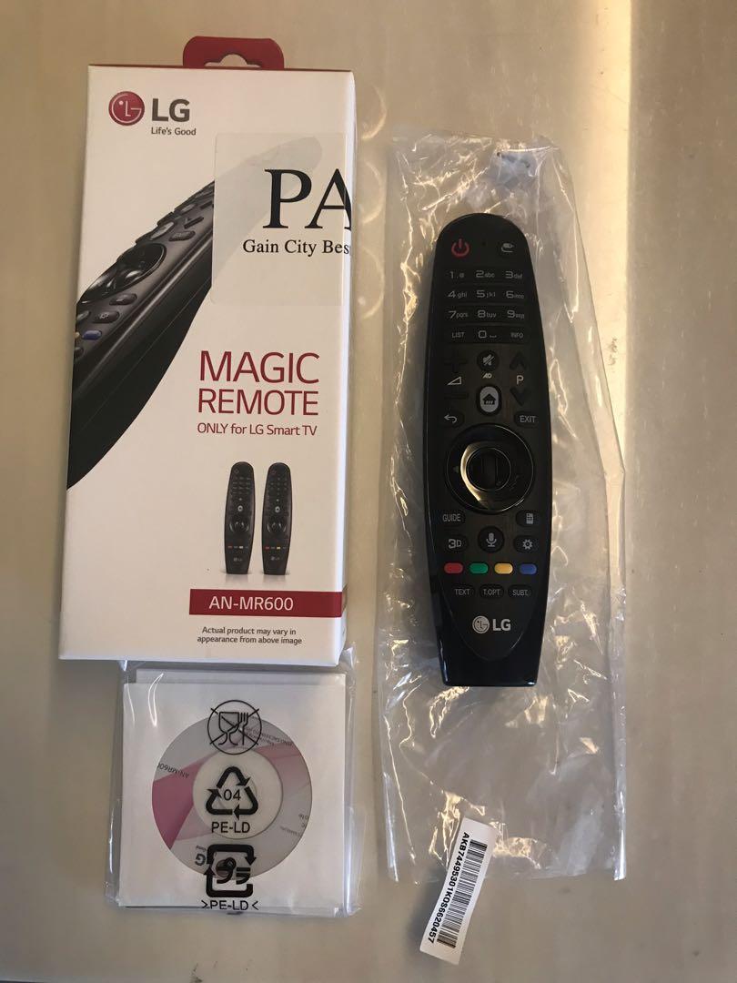 LG magic remote AN-MR600, TV & Home Appliances, TV & Entertainment, TV ...