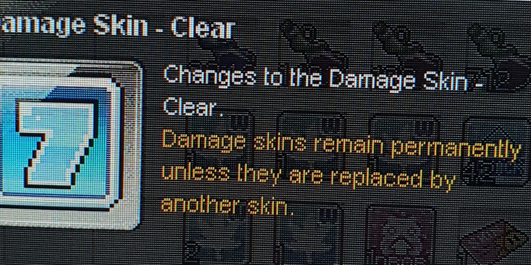 Maplesea Aquila Damage Skin - Clear, Video Gaming, Gaming Accessories ...