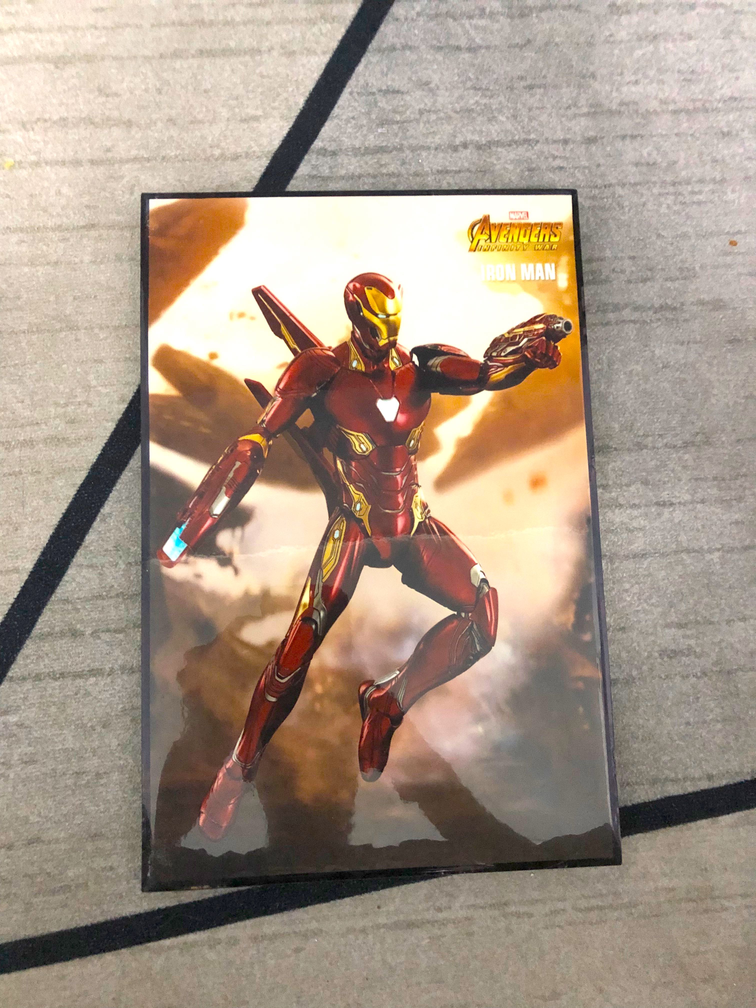 Marvel iron man avengers frame, Hobbies & Toys, Stationery & Craft, Art ...