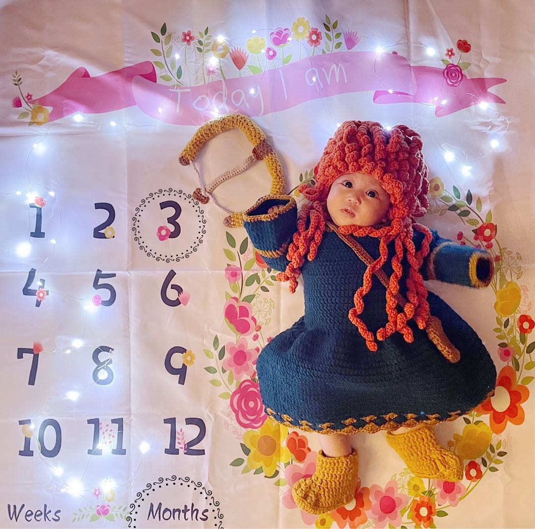 Merida Crochet Baby Costume, Babies & Kids, Babies & Kids Fashion on ...