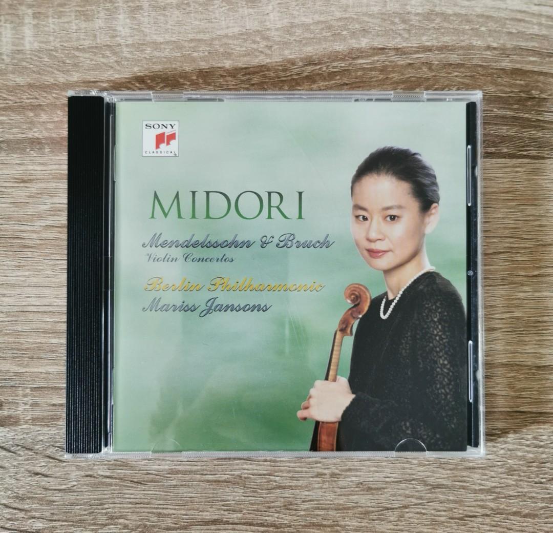 Midori: Mendelssohn & Bruch violin concertos, Hobbies & Toys, Music & Media, CDs & DVDs on Carousell
