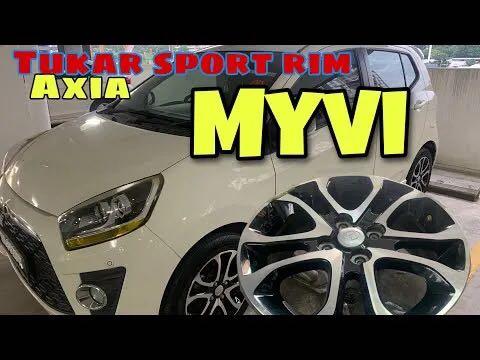 Myvi New Rim Original Perodua, Auto Accessories on Carousell