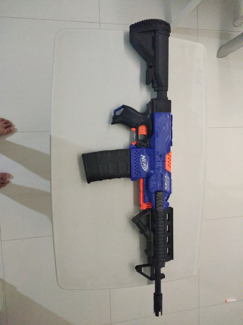 Nerf M16 modded kit, Sports Equipment, Other Sports Equipment and ...