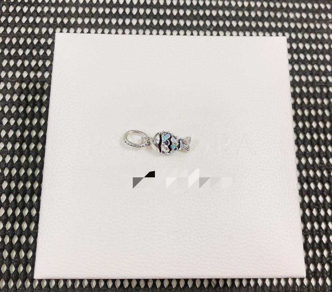 New collection ‼️ authentic pandora blue fish charm sale, Women's ...