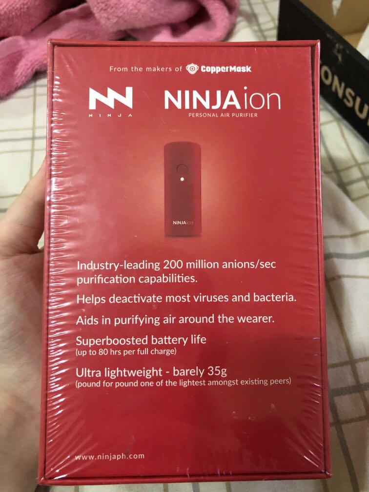 Ninja Ion Limited Edition Personal Air Purifier, TV & Home Appliances ...