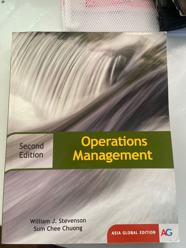 Operations Management textbook Second edition, Hobbies & Toys, Books ...