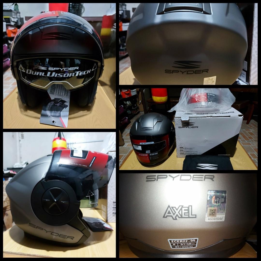Original Brandnew Spyder Helmet, Motorbikes, Motorbike Parts ...