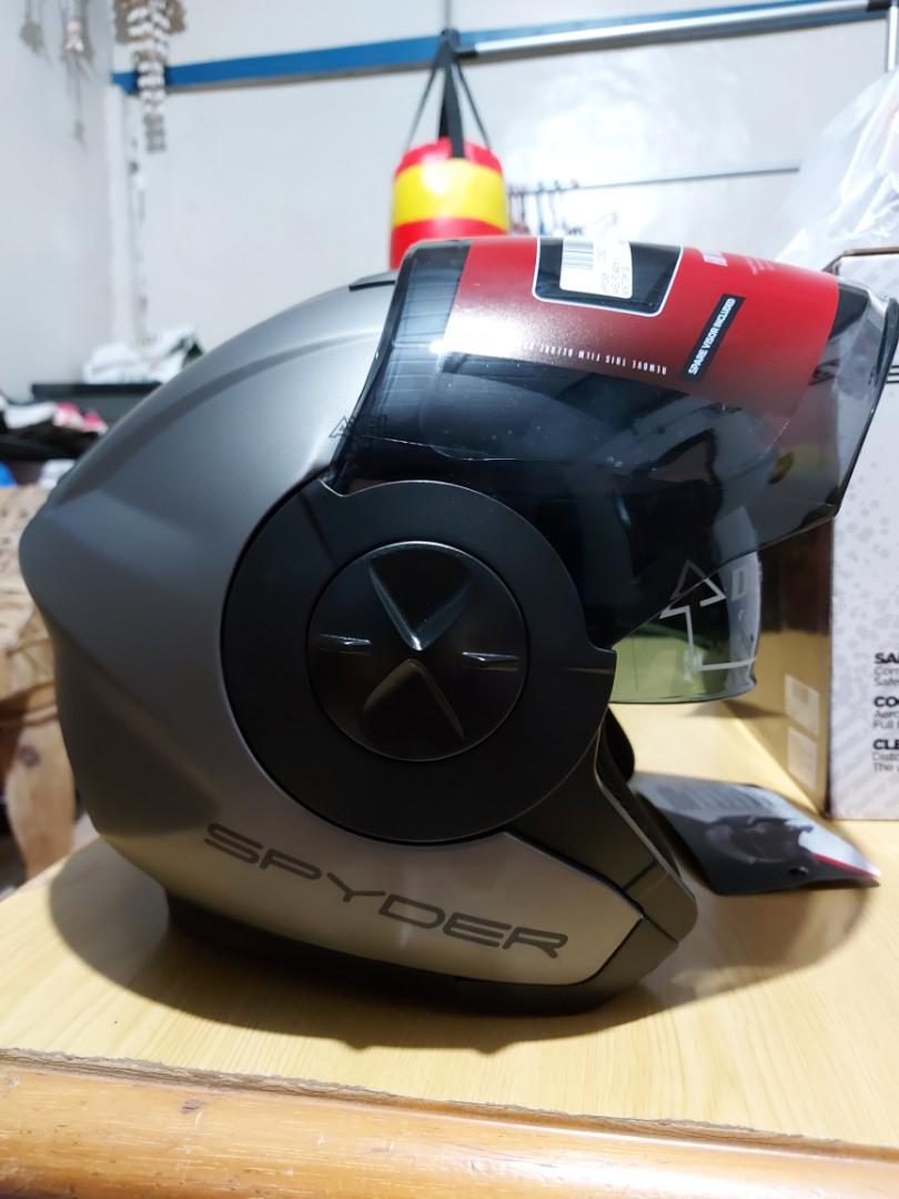 Original Brandnew Spyder Helmet, Motorbikes, Motorbike Parts ...