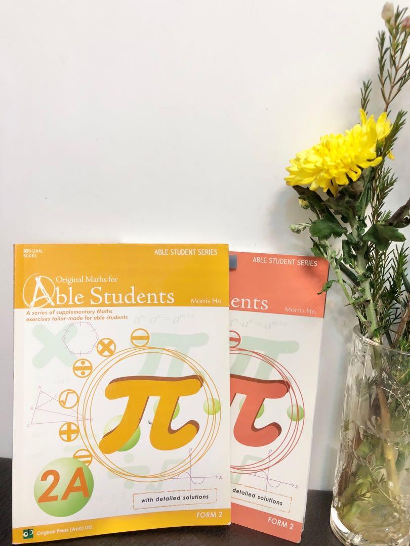 Original Maths for Able students 2A 2B with detailed solution, 興趣及遊戲 ...