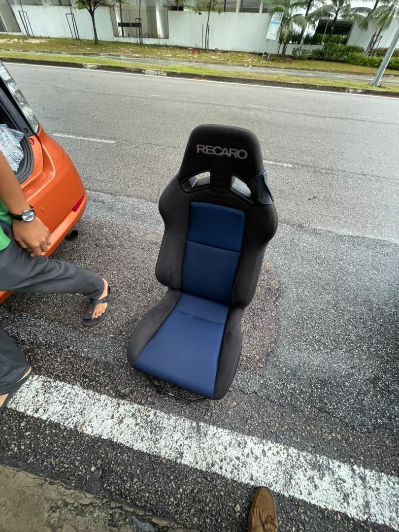 Recaro sr7 sk100 blue, Auto Accessories on Carousell