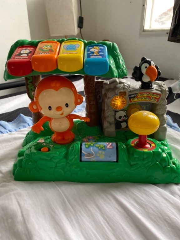 Original Vtech Learn Dance Interactive Zoo Animals Sounds Electronic ...