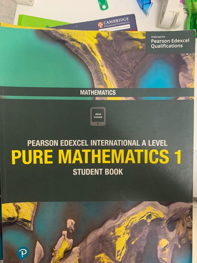 Pearson AS/A Level Mathematics Textbooks, 興趣及遊戲, 書本 & 文具, 教科書 - Carousell