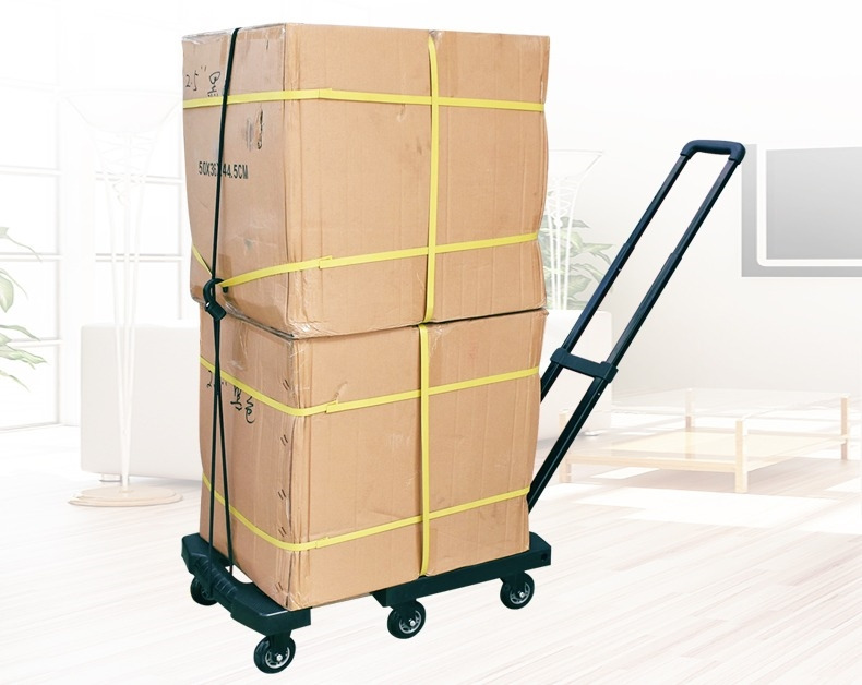 Portable Flatbed 6 Wheels (4 Universal Wheels & 2 normal Wheels ...