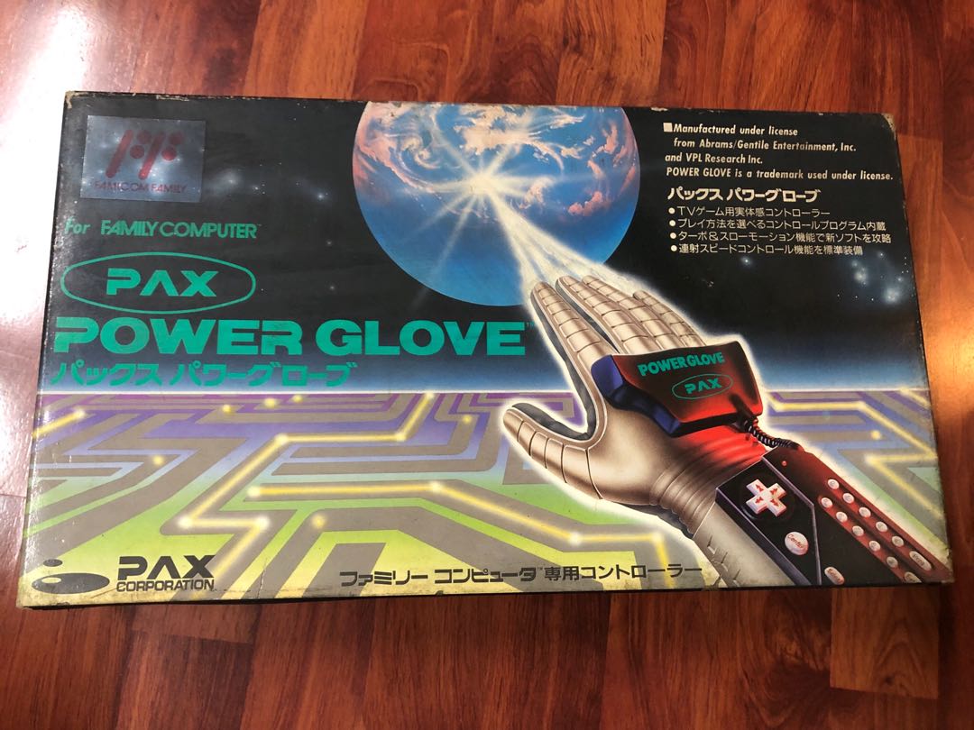 [罕有 任天堂 紅白機 磁碟機] Power Glove Controller 手套 手控 (for famicom パックス パワーグローブ コントローラー VR 遊戲 ), 電子遊戲 ...