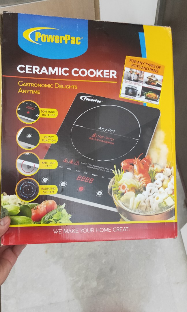 PowerPac Ceramic Cooker, TV & Home Appliances, Kitchen Appliances ...