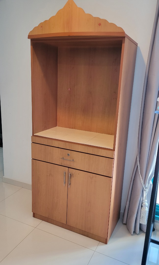 Prayer Cabinet Altar Hindu, Furniture & Home Living, Furniture, Shelves ...