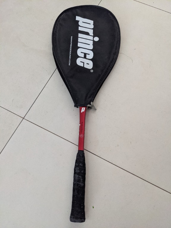(Free) Prince Titanium Force Squash Racket, Sports Equipment, Other ...