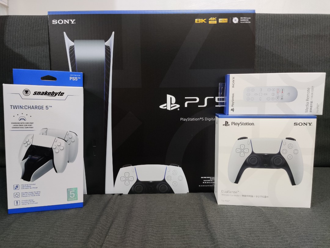 PS5 Digital Edition Bundle, Video Gaming, Video Game Consoles ...