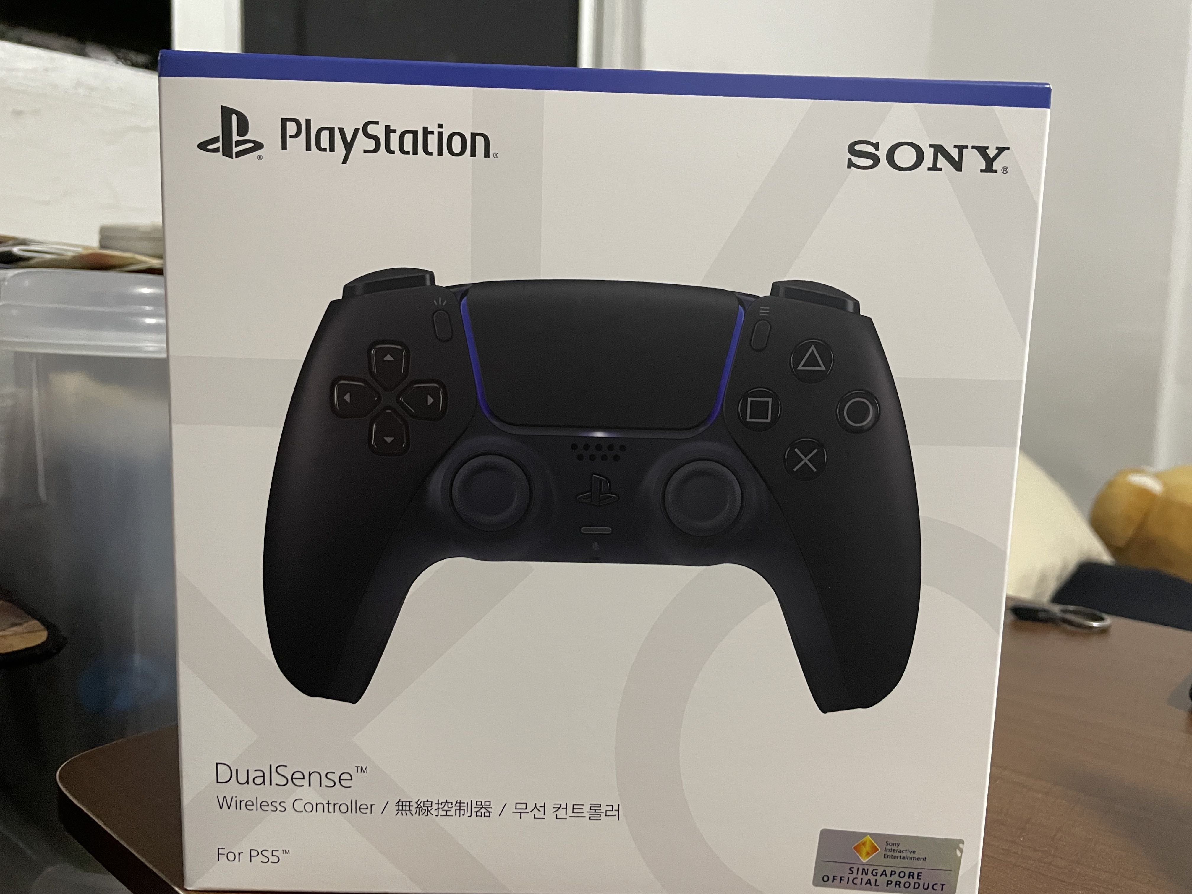 PS5 DualSense controller Midnight Black, Video Gaming, Gaming ...